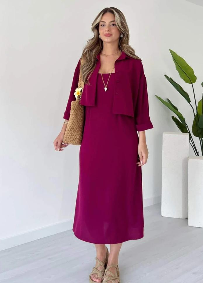 Badam Long Coati 2pc Set